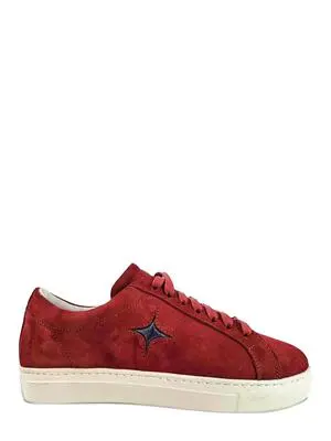 MADISON MAISON Star Suede Sneakers - Red