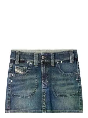 DIESEL® De-rago-re Mini Skirt - Blue