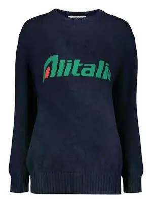 Alberta Ferretti Knitted Jumper - Blue