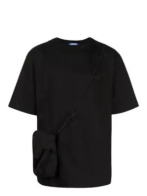 SPOONYARD Attached-pocket Short-sleeve T-shirt - Black