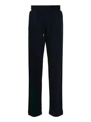 Kiton Cotton Tapered Track Pants - Blue