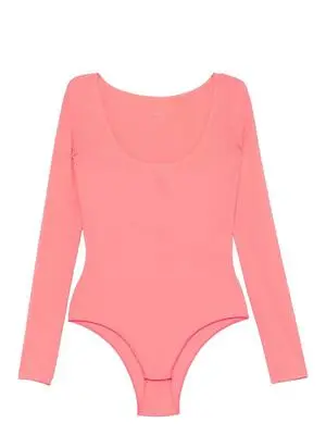 Patrizia Pepe Fly-Motif Bodysuit Pink