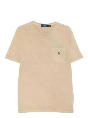 Polo Ralph Lauren Polo Pony-embroidered T-shirt Neutrals