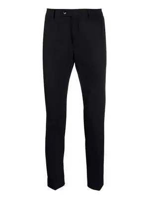 DELL'OGLIO Mid-rise Tailored Trousers - Blue