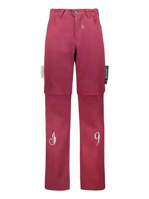 ISABELLA 1985 Cotton Trousers With Detachable Legs - Red