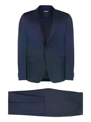 Zegna Single-breasted Suit - Blue
