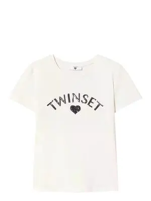 TWINSET Logo-Embellished T-Shirt