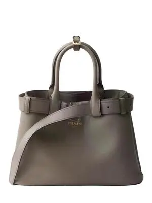 Prada Buckle Tote Bag - Grey