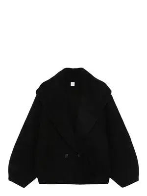 TOTEME Shawl-lapels Cardigan - Black