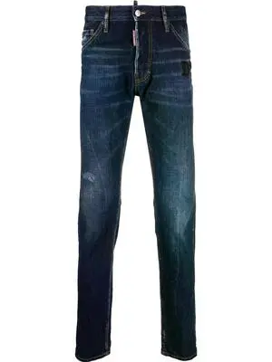 Dsquared2 Slim-cut Denim Jeans - Blue
