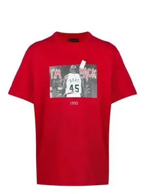 THROWBACK. I'm Back G.o.a.t. T-shirt - Red
