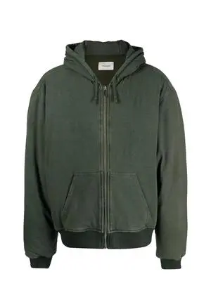 HOLZWEILER Loken Padded Zip-up Hoodie - Green