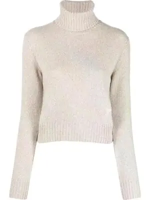 AMI Paris De Coeur Mélange-effect Jumper - Neutrals