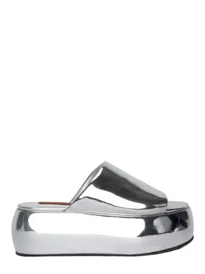 SIMONMILLER Cloudy Platform Sandals - Silver