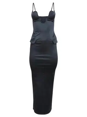 FLEUR DU MAL Seduce U-plunge Dress - Black