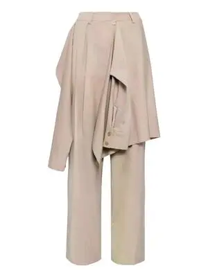 Goen.j Layered Tailored Trousers - Neutrals