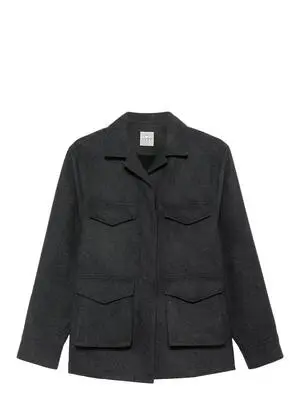TOTEME Felted Cargo Jacket - Grey