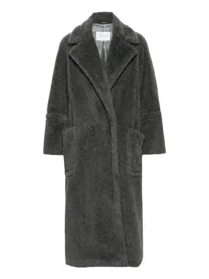 Max Mara Kadiak Faux-fur Coat - Grey
