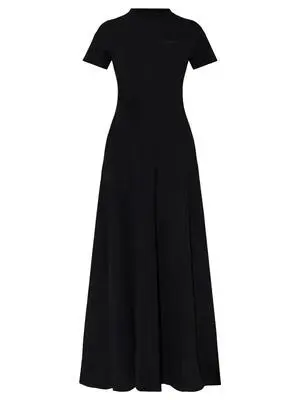 Vetements Flared Maxi Dress - Black