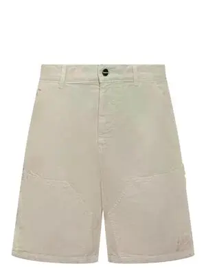 BARROW Canvas Bermuda Shorts - Neutrals
