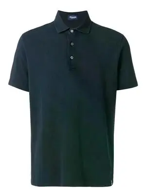 DRUMOHR Cotton Polo Shirt - Blue