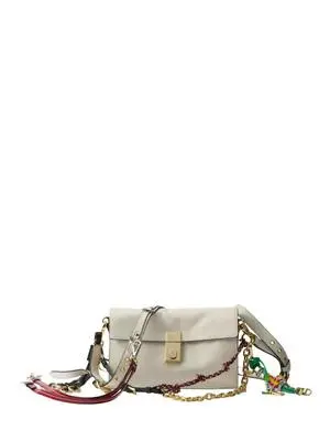 Prada Prada Small Soft Sound Shoulder Bag White