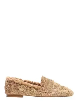 Casadei Faux-fur Loafers - Brown