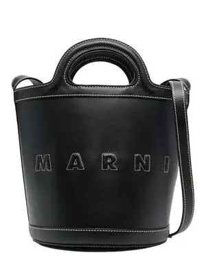 Marni Tropicalia Small Bucket Bag - Black