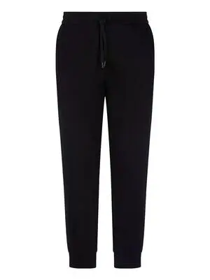 Armani Exchange Logo-embroidered Track Pants - Black