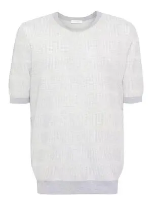 CRUCIANI Short-sleeved Jumper - Grey