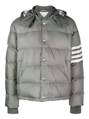 Thom Browne 4-bar Bomber Jacket - Grey