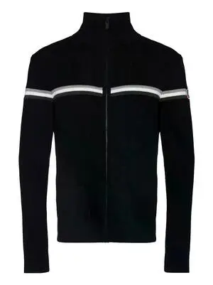 Fusalp Stripe Detail Zip-up Jumper - Blue