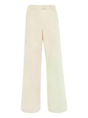 La DoubleJ La Comasca Jacquard Trousers - Neutrals