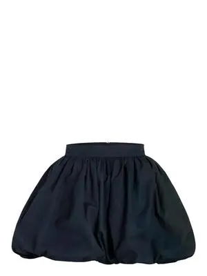 PATOU Faille Bubble Mini Skirt - Blue