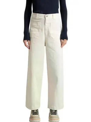 Woolrich Utility Pockets Trousers - Neutrals