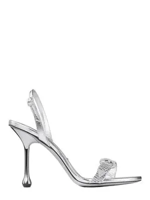 JIMMY CHOO Tabatha 95mm Sandals - Silver