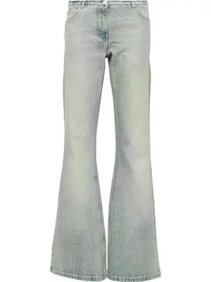COURREGES Bootcut Cotton Jeans - Blue
