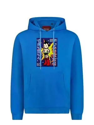 MOSTLY HEARD RARELY SEEN 8-BIT Astro Cover Hoodie - Blue