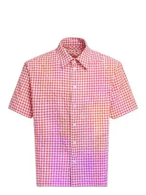 Marni Check Pattern Shirt - Red