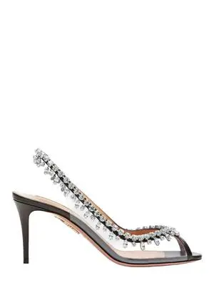 AQUAZZURA 75mm Temptation Pumps - Black