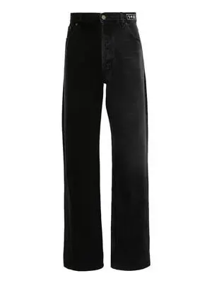 MAISON MARGIELA Mid-rise Straight-leg Jeans - Black