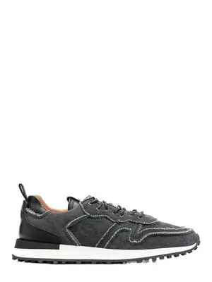 BUTTERO® Panelled Low-top Sneakers - Grey