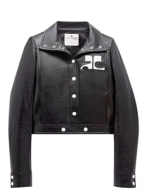 COURREGES Reedition Vinyl Jacket - Black