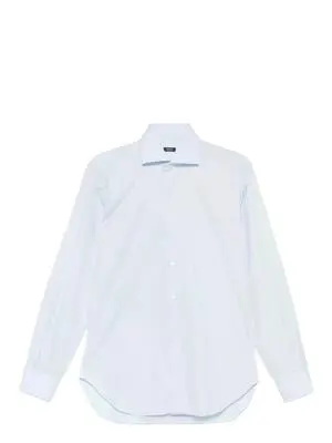 BARBA NAPOLI Cotton Shirt - Blue