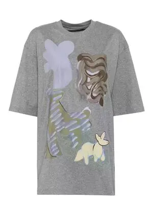 JNBY Graphic-print T-shirt - Grey