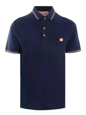 Valentino Garavani Vlogo Polo Shirt - Blue