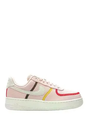 Nike Air Force 1 '07 LX Stitched Canvas Sneakers Pink