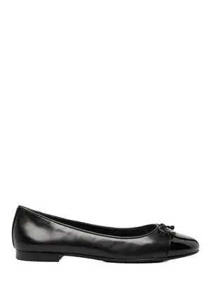 Tory Burch Cap Toe Ballet Flats - Black