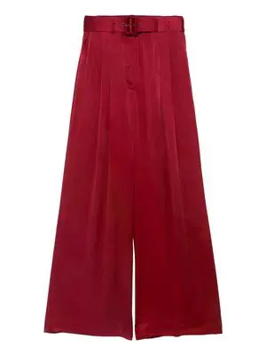Zimmermann Tuck Trousers - Red