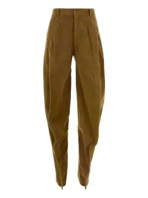 Y/project Velvet Trousers - Brown